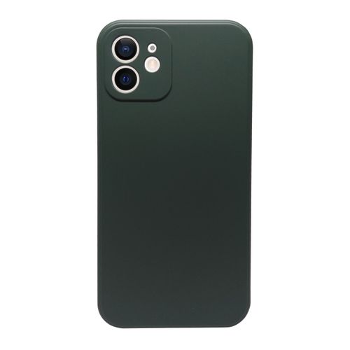 Capa iPhone 12 Silicone Verde Musgo - Deco
