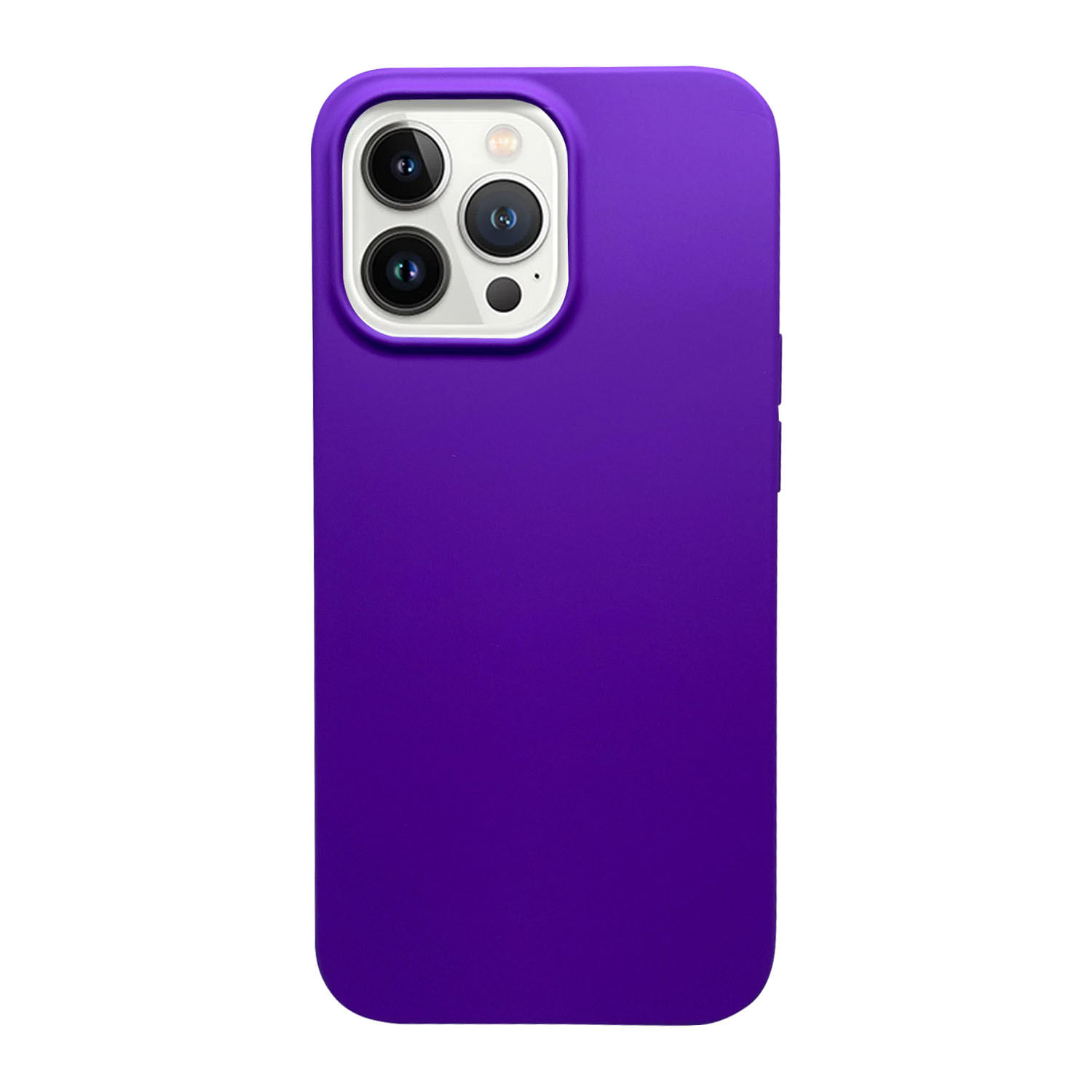 Capa Deco iPhone 13 Pro Silicone Roxo - Deco